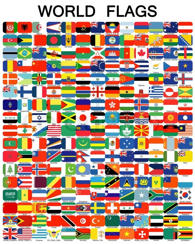Complete set of Flags | Stock image | Colourbox