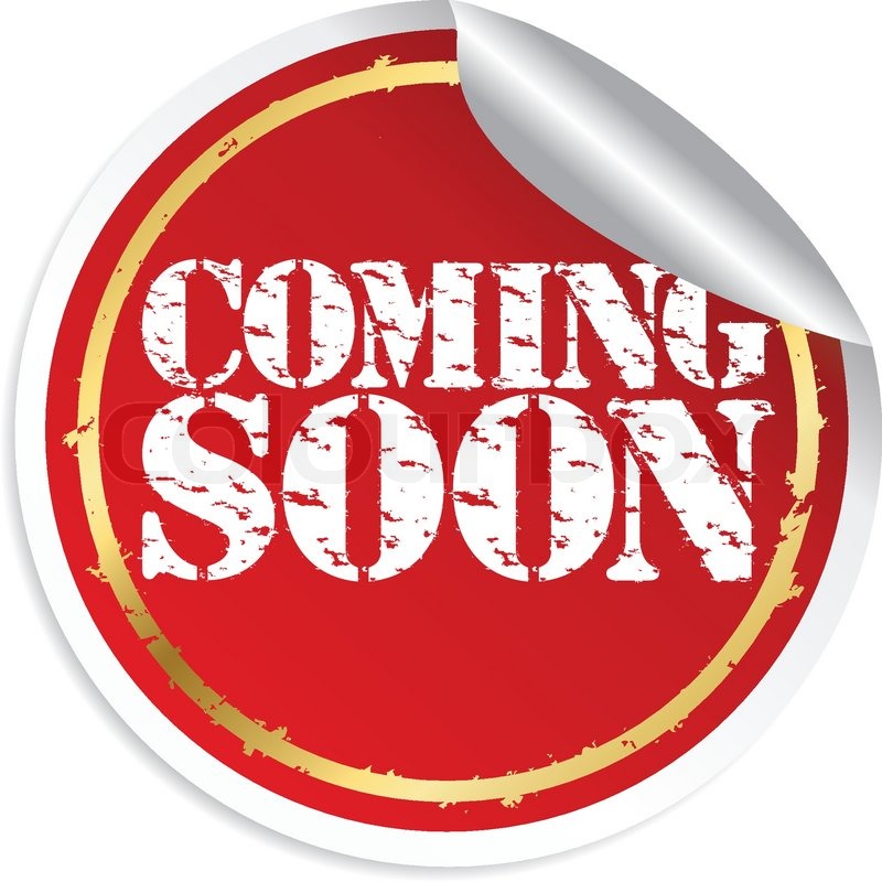 Coming soon sticker, vector ... | Stock vector | Colourbox