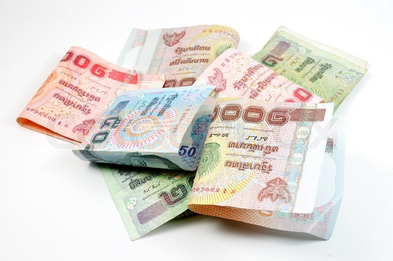 Close up of thai money | Stock image | Colourbox
