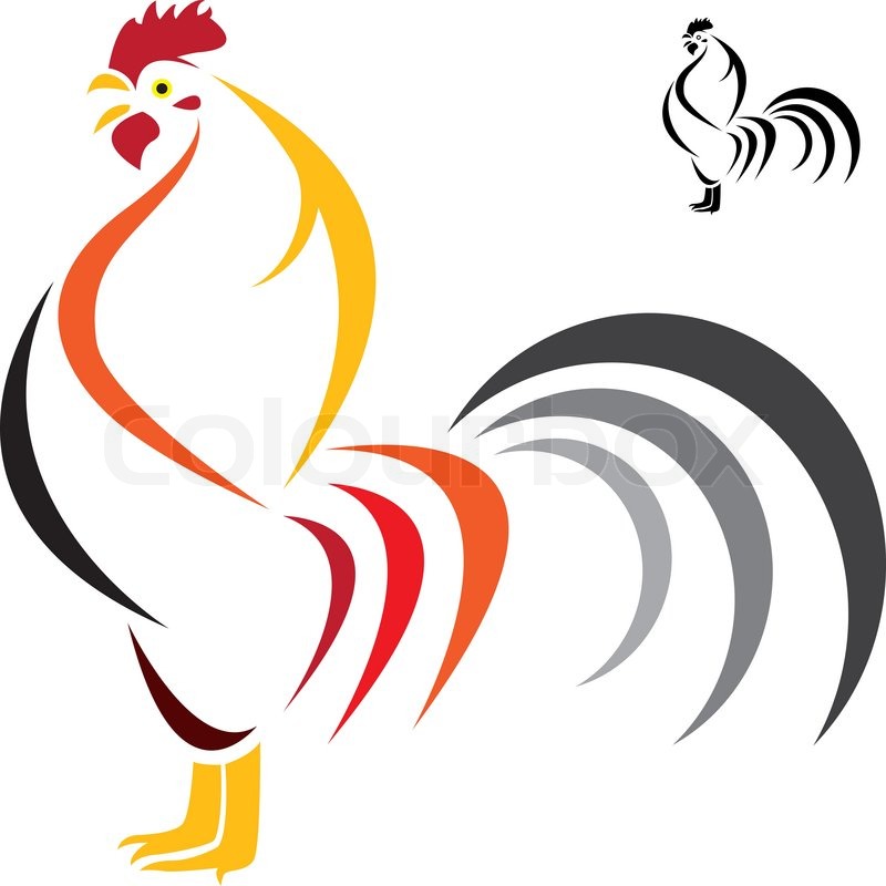 Vector Image Of An Cock Stock Vector Colourbox 6771