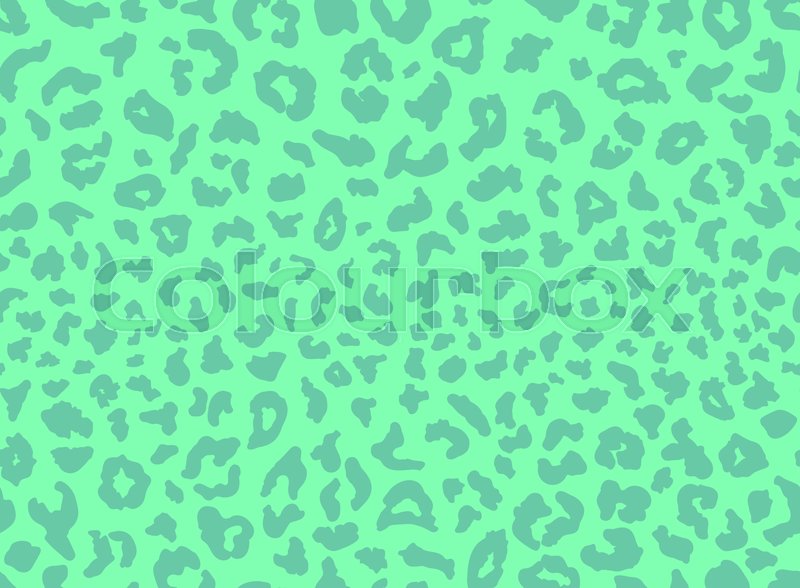 Green Animal Print