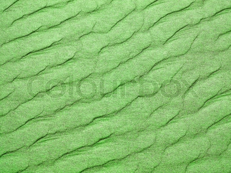 Abstract background of green sand ... | Stock image | Colourbox