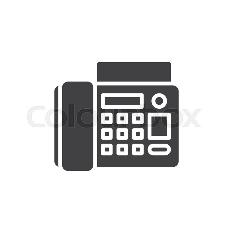 Fax Machine Vector