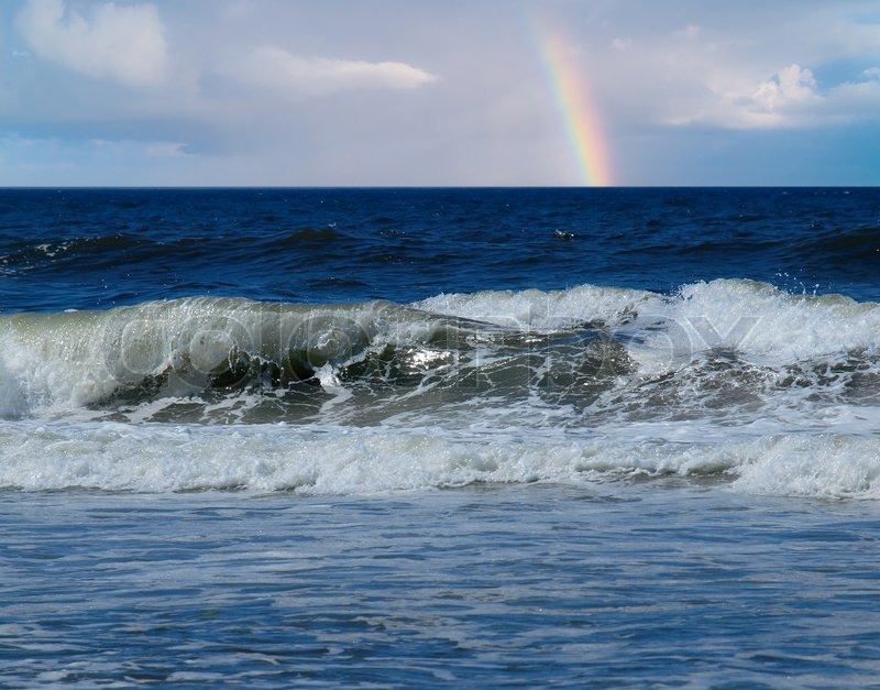 Rainbow Ocean Wave