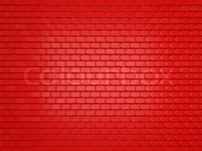 Red Leather stitched background with ... | Stock image | Colourbox