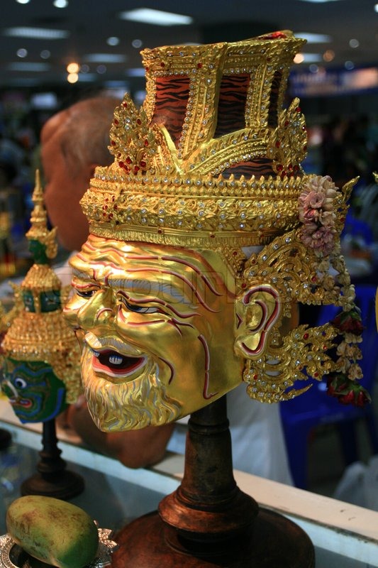 Khon Masks, Thailand | Stock image | Colourbox