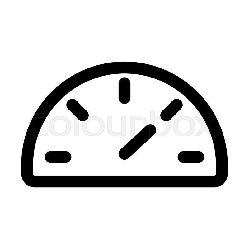 Simple Speedometer Icon Png