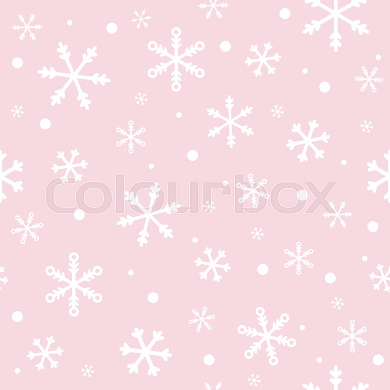 Pink Snowflake Templates