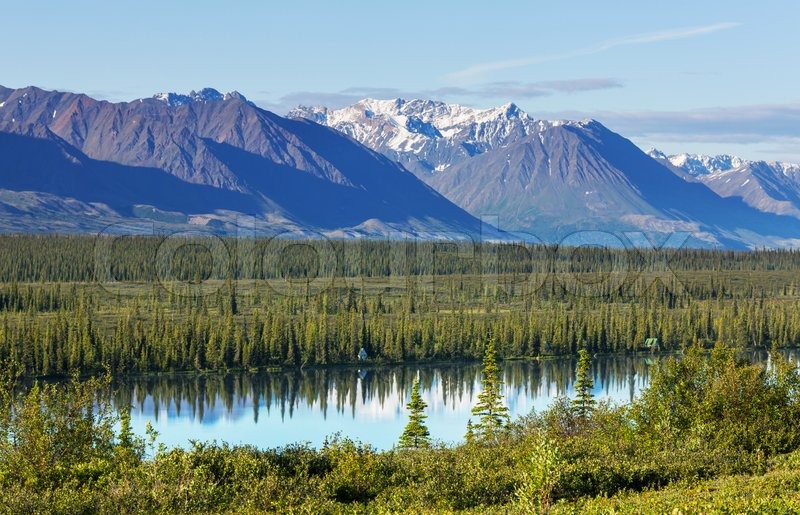 Lake on Alaska | Stock image | Colourbox