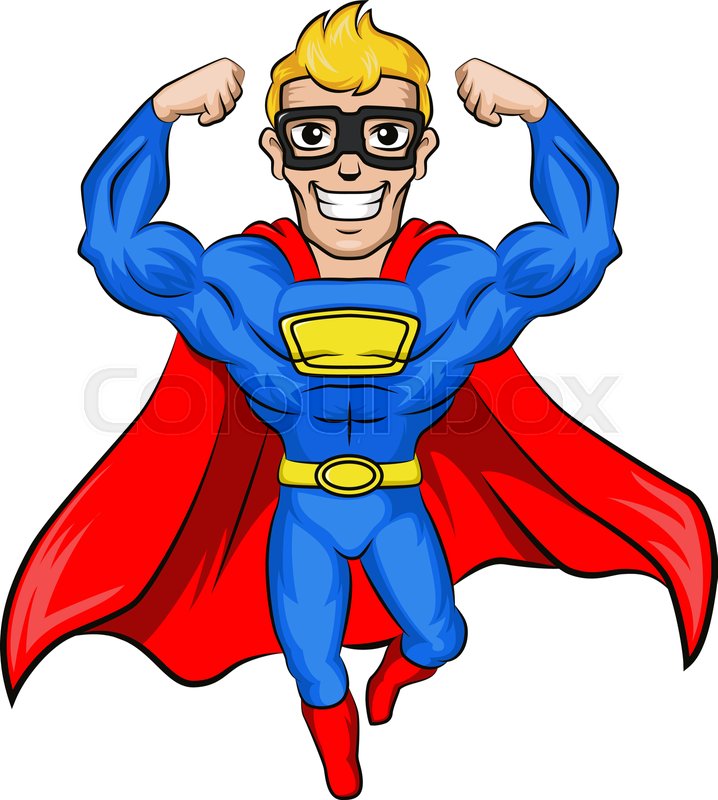 Cute Superheroes Cartoon