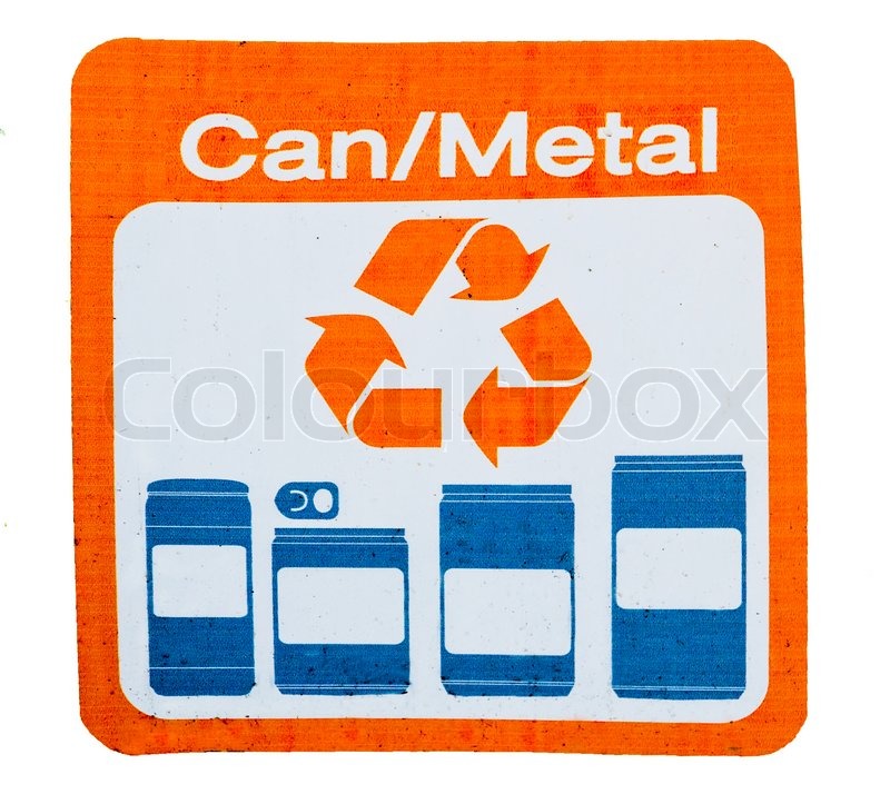 Aluminium Can Recycle Sign