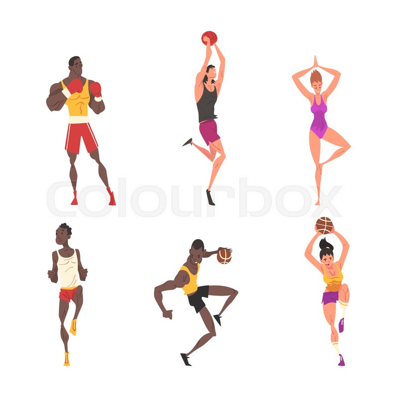 Sportspeople Cartoon