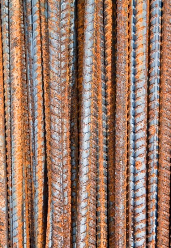 Steel bars background | Stock image | Colourbox