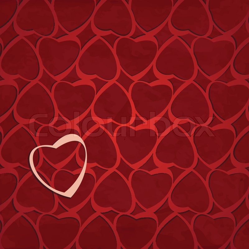 Hjerte baggrund | Stock vektor | Colourbox