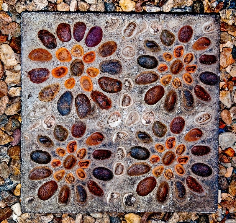 The Abstract of square pebble ... | Stock image | Colourbox