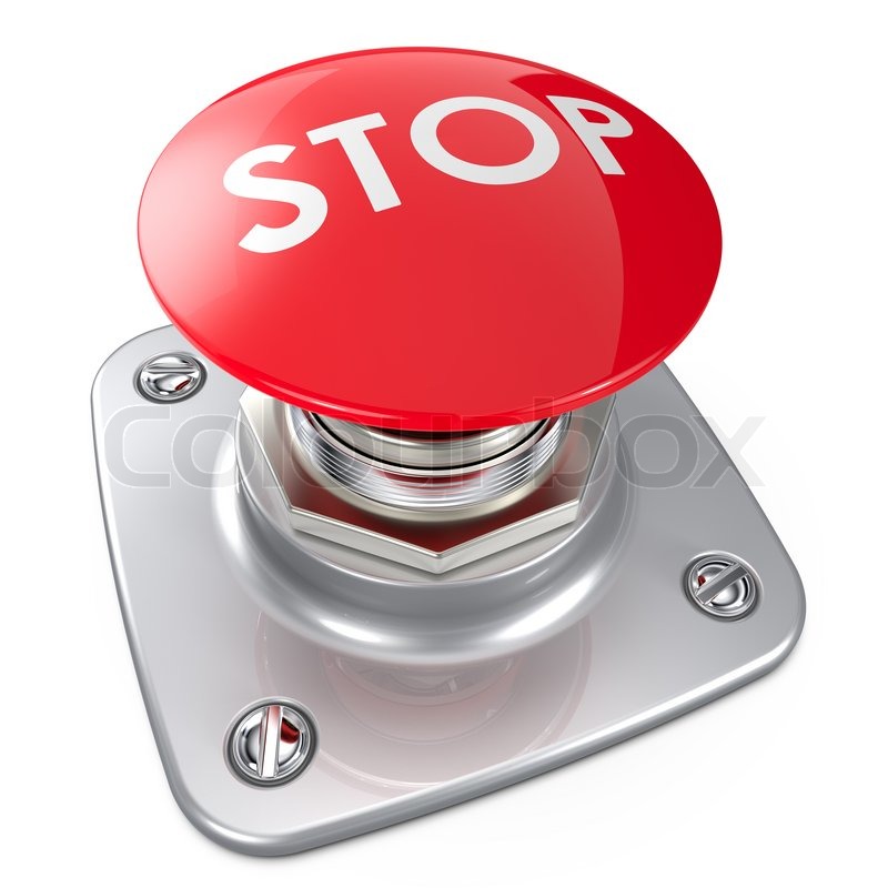 Stop Button | Stock image | Colourbox