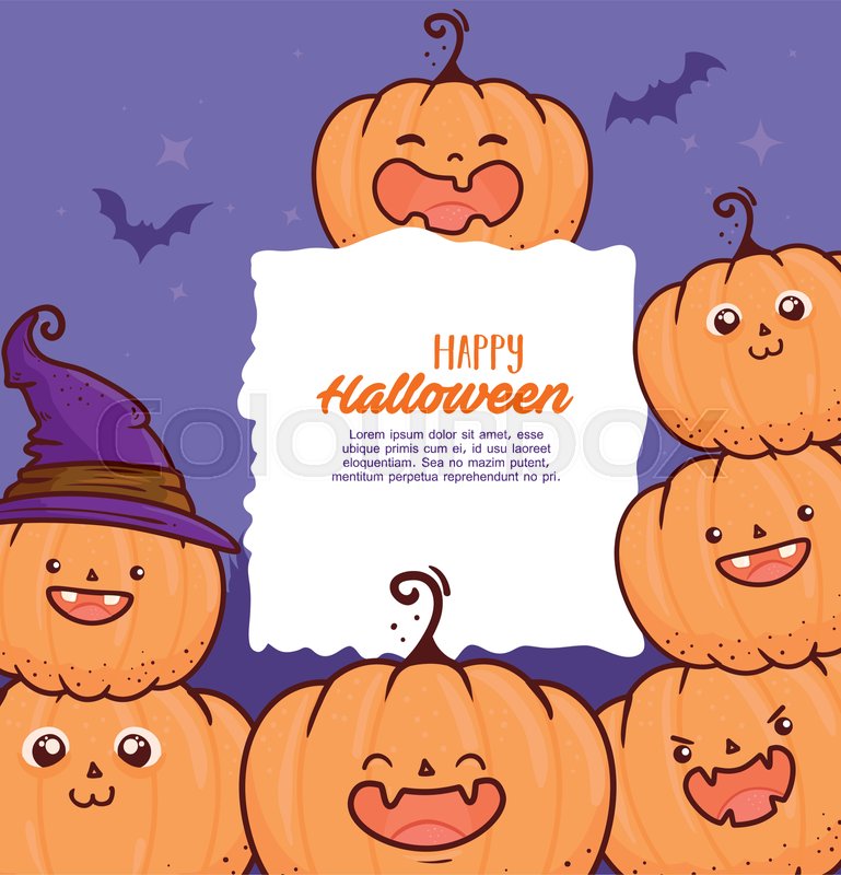 Cute Happy Halloween Banner