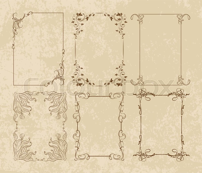 Old Photo Border Vector