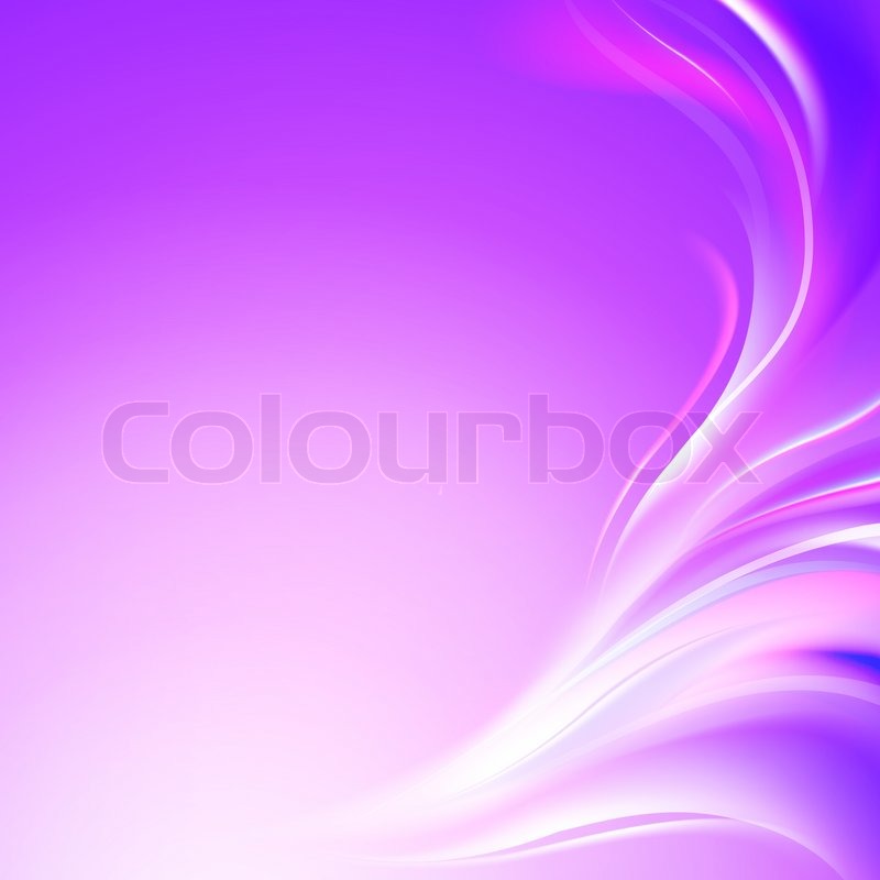 Abstract smooth violet lines | Stock image | Colourbox