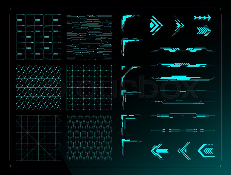 Futuristic Grid Texture