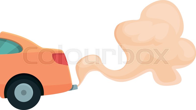 Car Smoke Vector