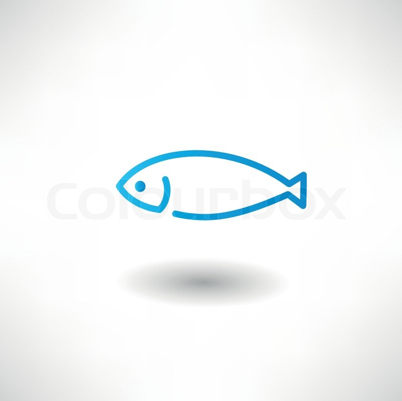 Fisch-Symbol | Stock-Vektor | Colourbox