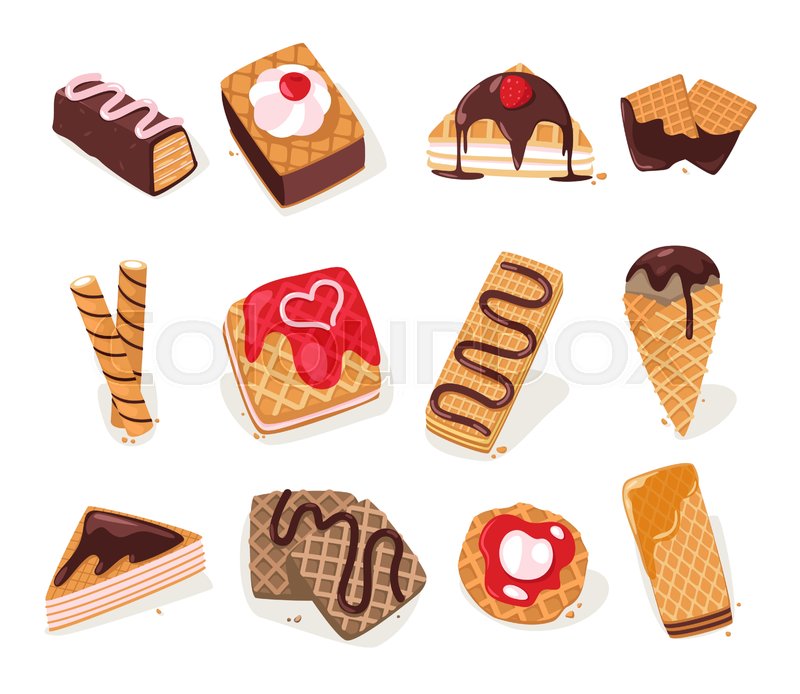 Waffle Breakfast Clipart