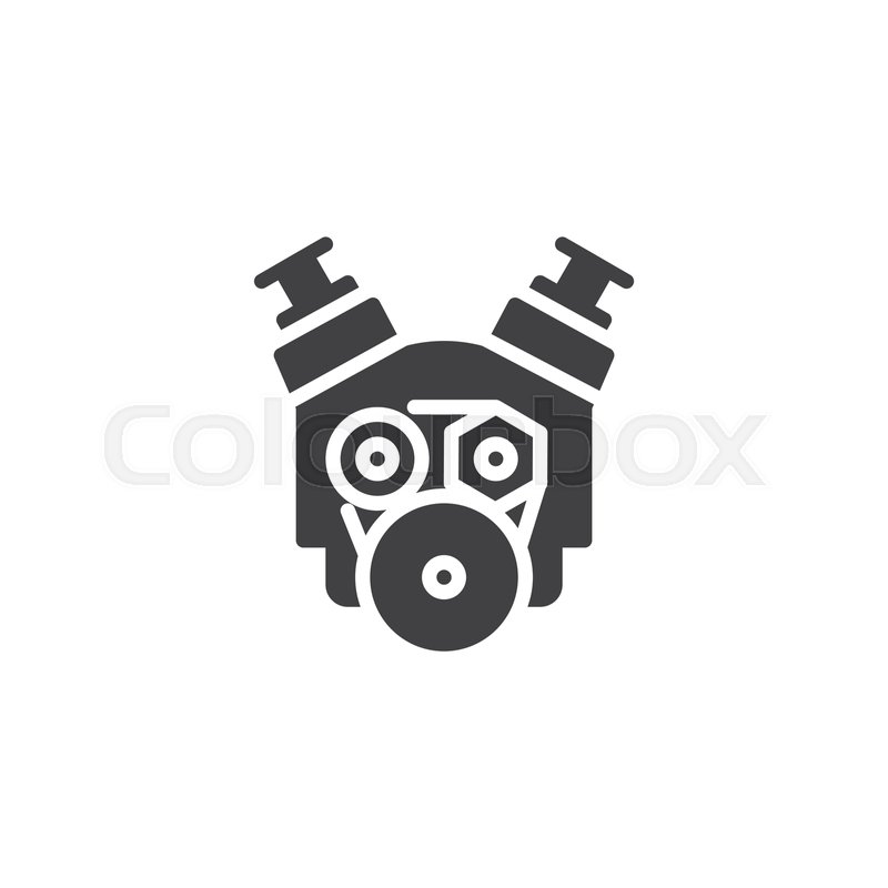 Car Engine Vector