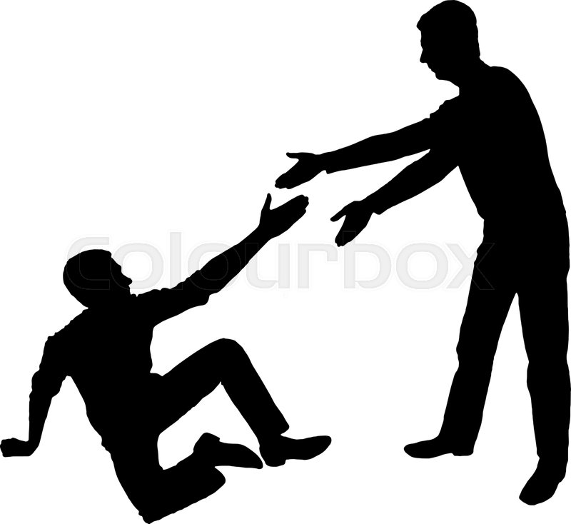 Person Helping Another Person