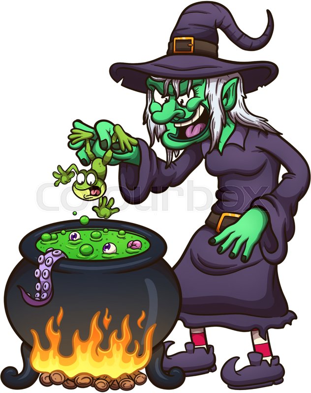 Evil Witch Cartoon