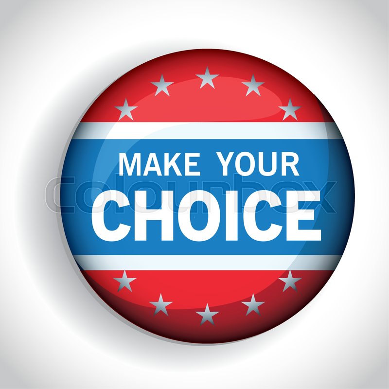 Vote Button Vector