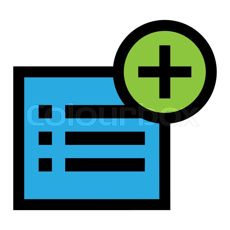 Add Icon Black Background