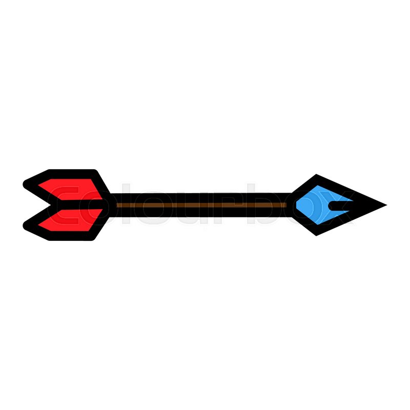 Modern Archery Arrow Clip Art