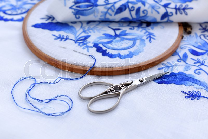 White Embroidery Texture