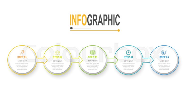 Infographic Timeline Illustrator