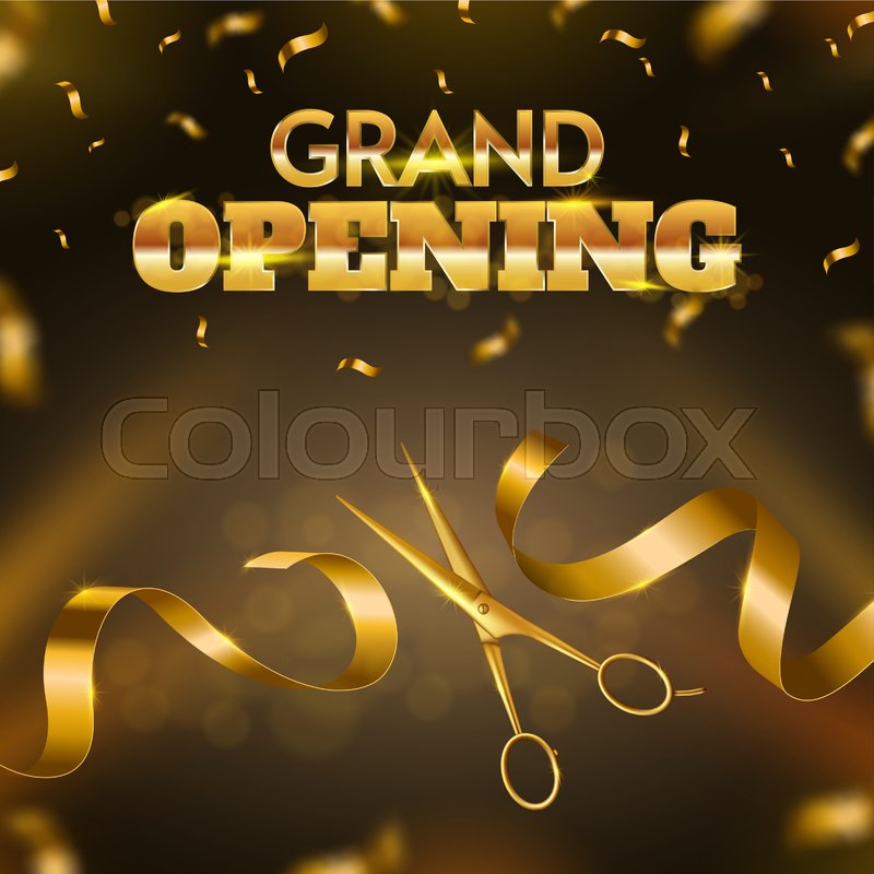 Grand Opening Ribbon