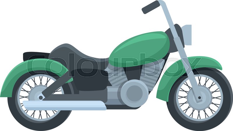 Motorcycle Chopper Icon