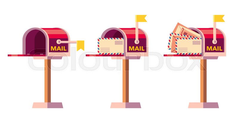 Empty Mailbox Clipart