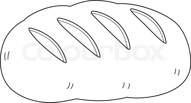 Loaf Of Bread Coloring Page