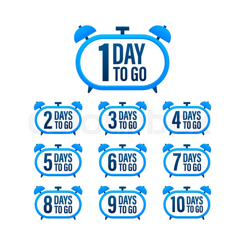 8 Days To Go Countdown