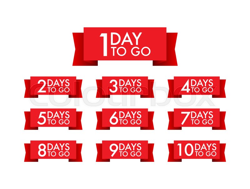 8 Days To Go Countdown