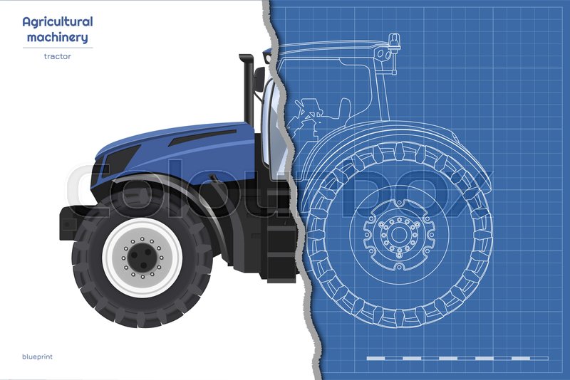 Tractor Drawing Outline