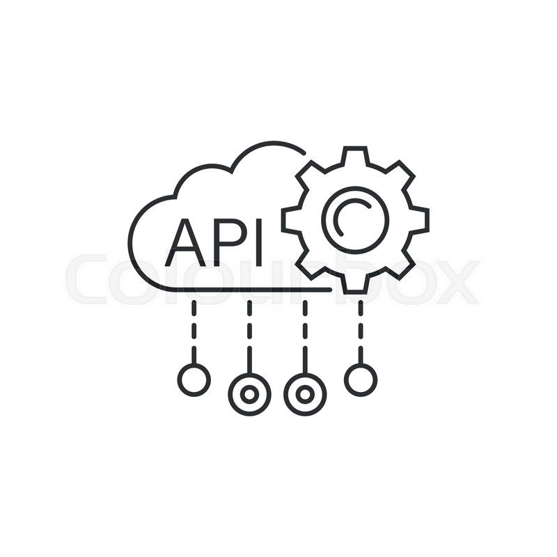 Integration Symbol With Black Background