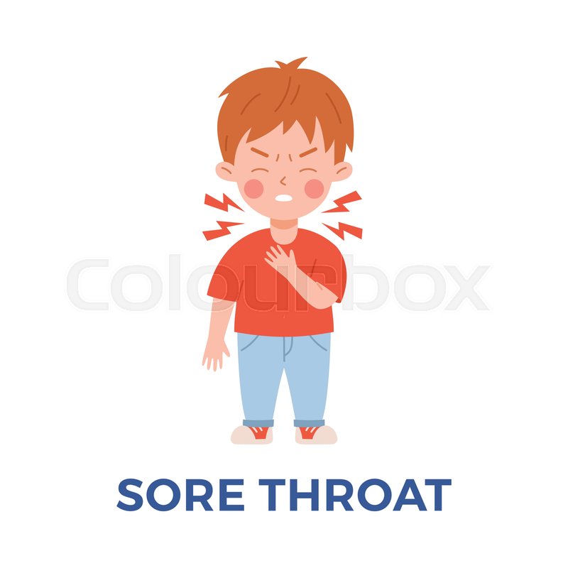 Strep Throat Cartoon