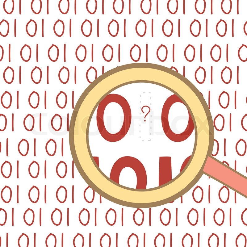 Cartoon drawing of missed data ... | Stock vector | Colourbox