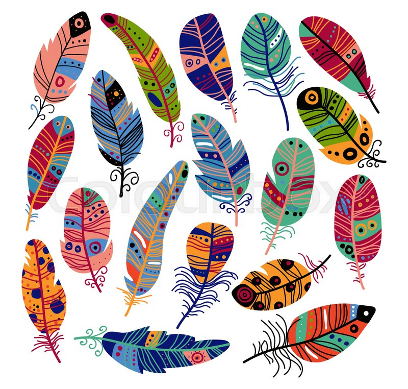 Colorful Feathers