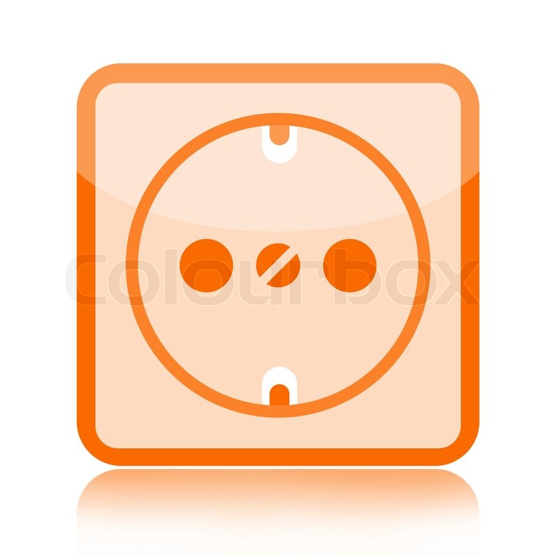 Electrical outlet icon | Stock image | Colourbox