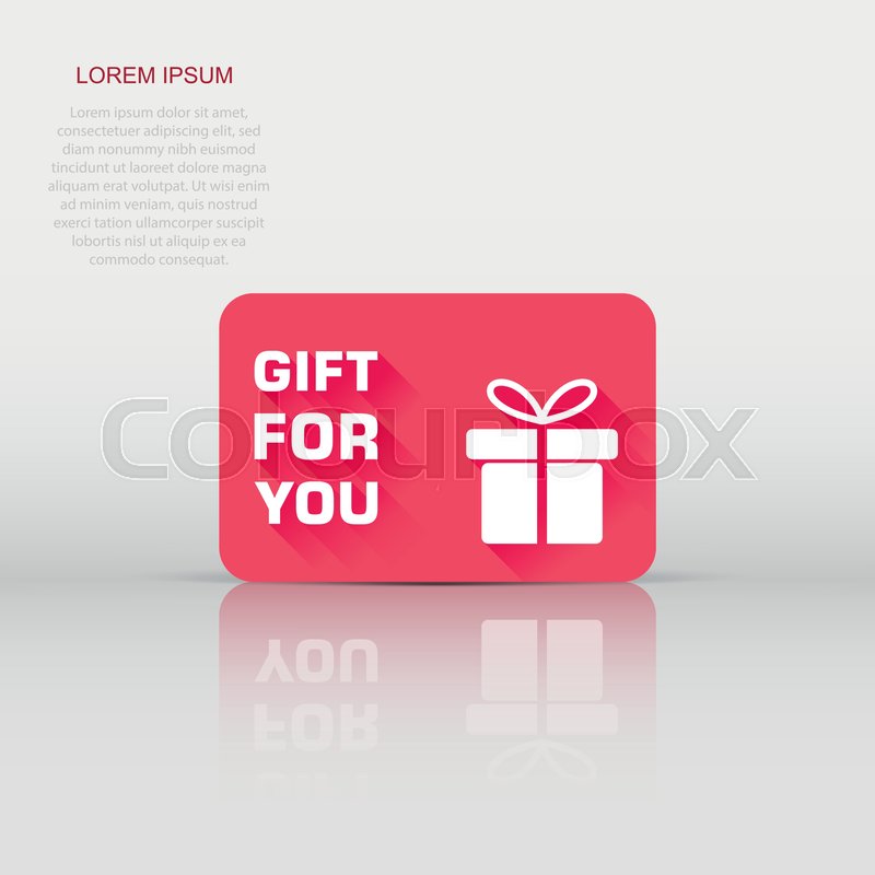 Gift Card Icon Vector
