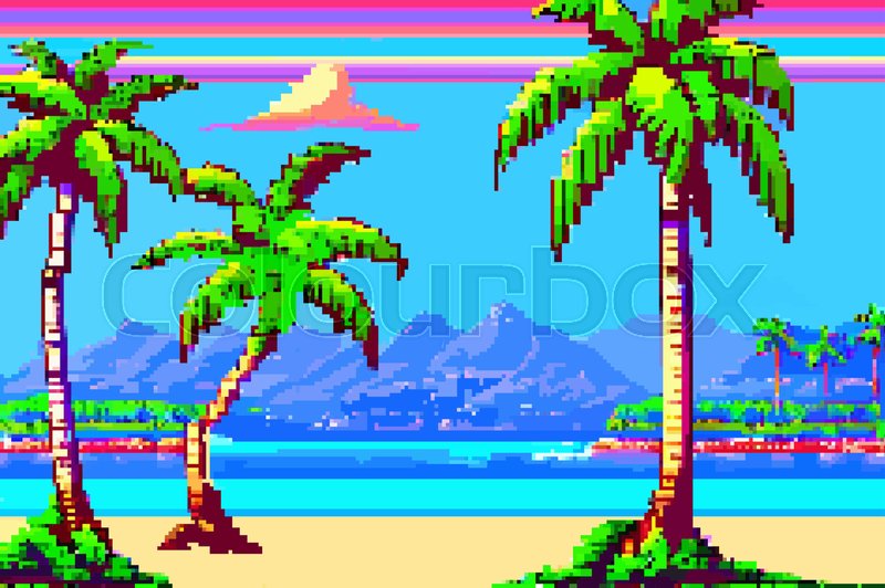 8 Bit Landscape