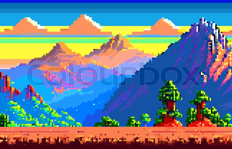 8 Bit Landscape